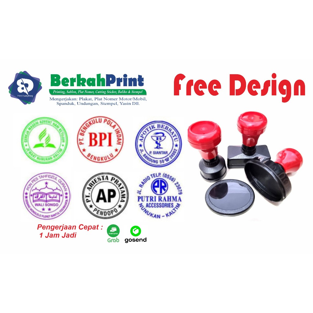 Jual STEMPEL PERUSAHAAN SEKOLAH PEMERINTAHAN DAN KANTOR | Shopee Indonesia