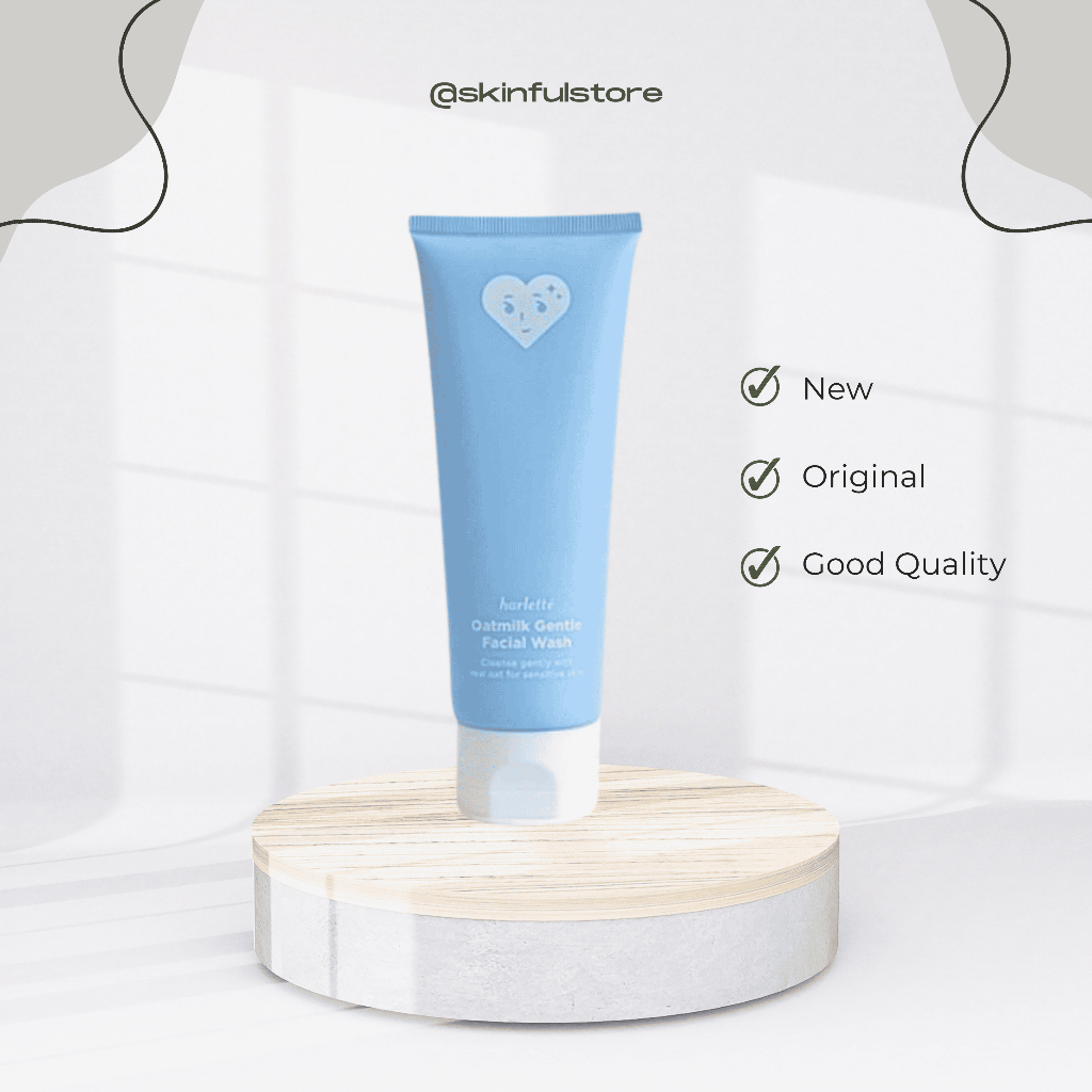 Jual Harlette Oatmilk Gentle Facial Wash 100ml | Shopee Indonesia