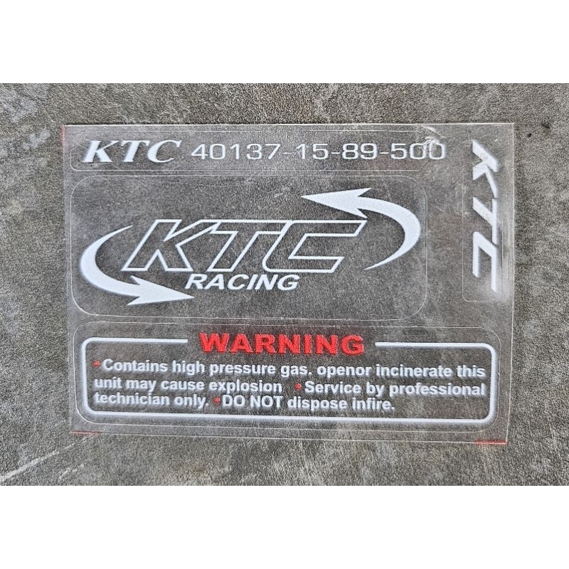 Jual STIKER SHOCBREAKER TABUNG KTC RACING PREMIUM | Shopee Indonesia