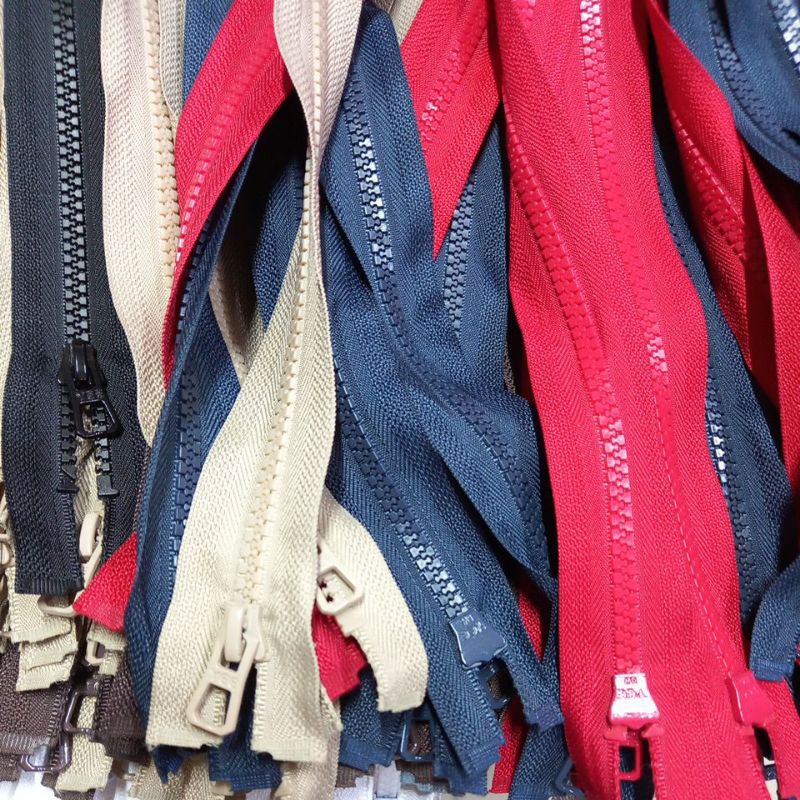 Jual Resleting jaket gigi kasar yee 60cm | Shopee Indonesia