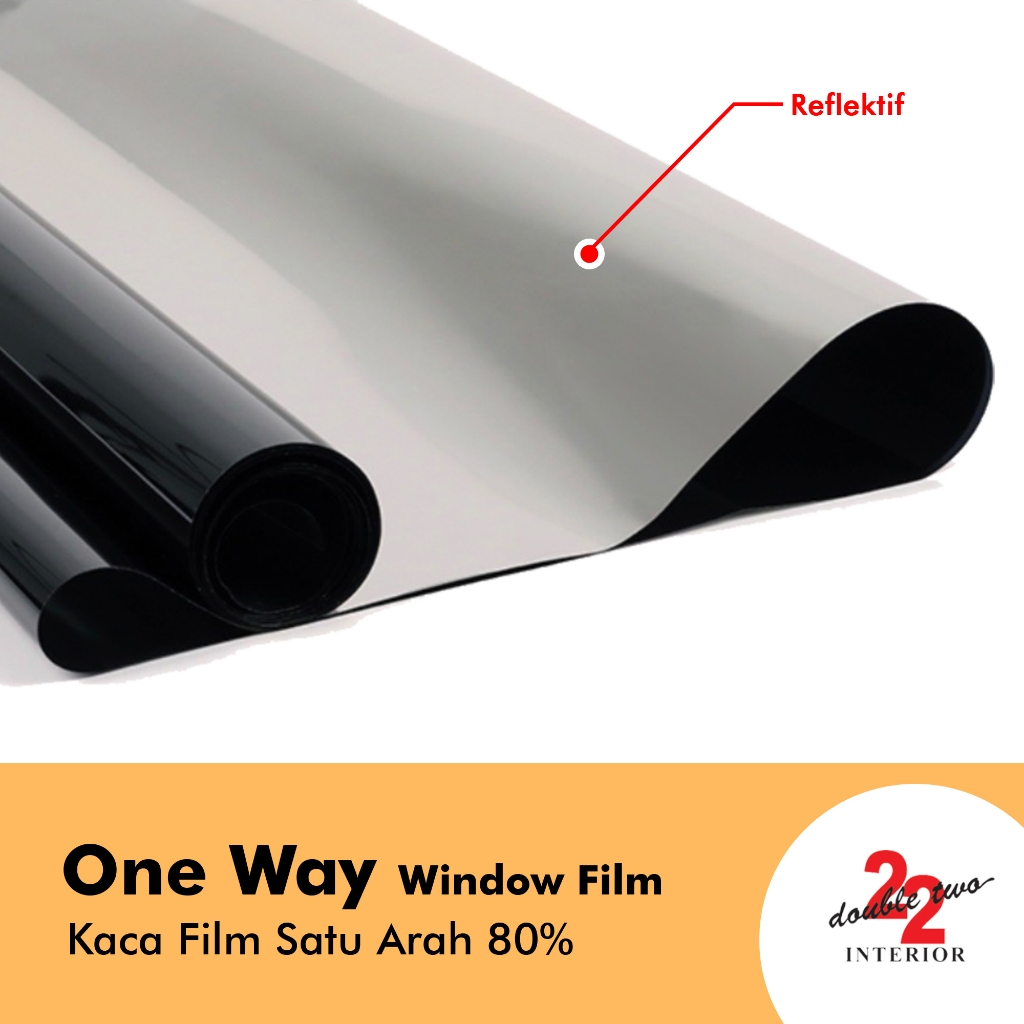 Jual Window Film ONE WAY 80% 60% / Kaca Film Satu Arah (per 50 cm ...