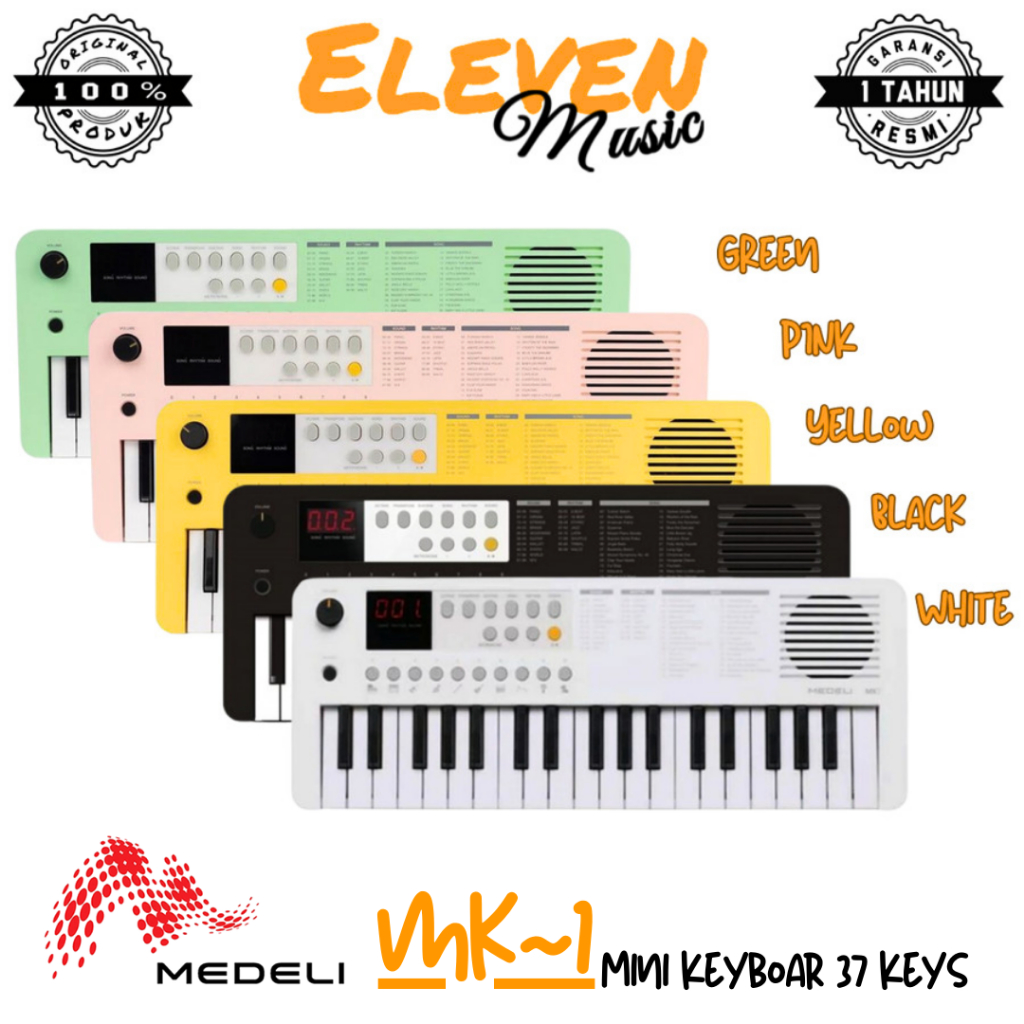 Jual Medeli MK-1 Mini Keyboar 37 Keys Keyboard Pemula Medeli MK1 ...