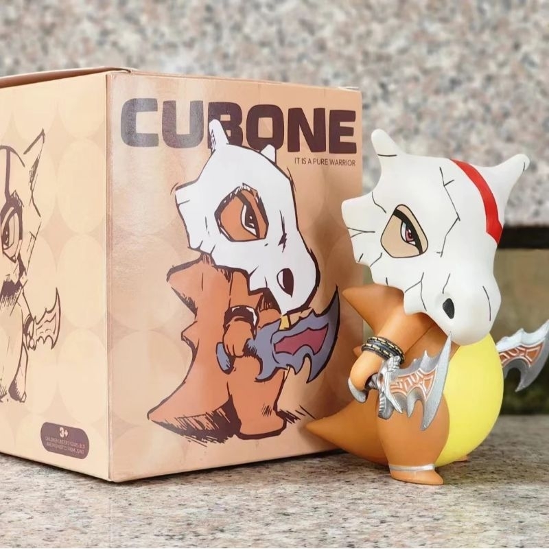 Jual cubone x god of war Kratos figure pokemon | Shopee Indonesia