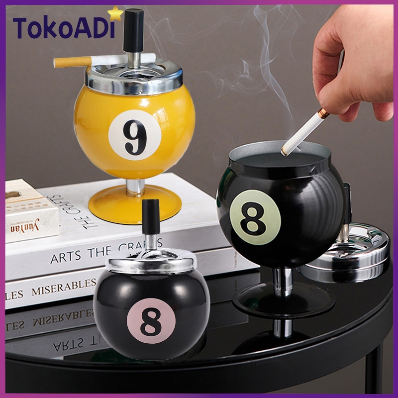 Jual Standing Ashtray 8/9-ball / Asbak Bola 8/9 Billiard Cigarette ...