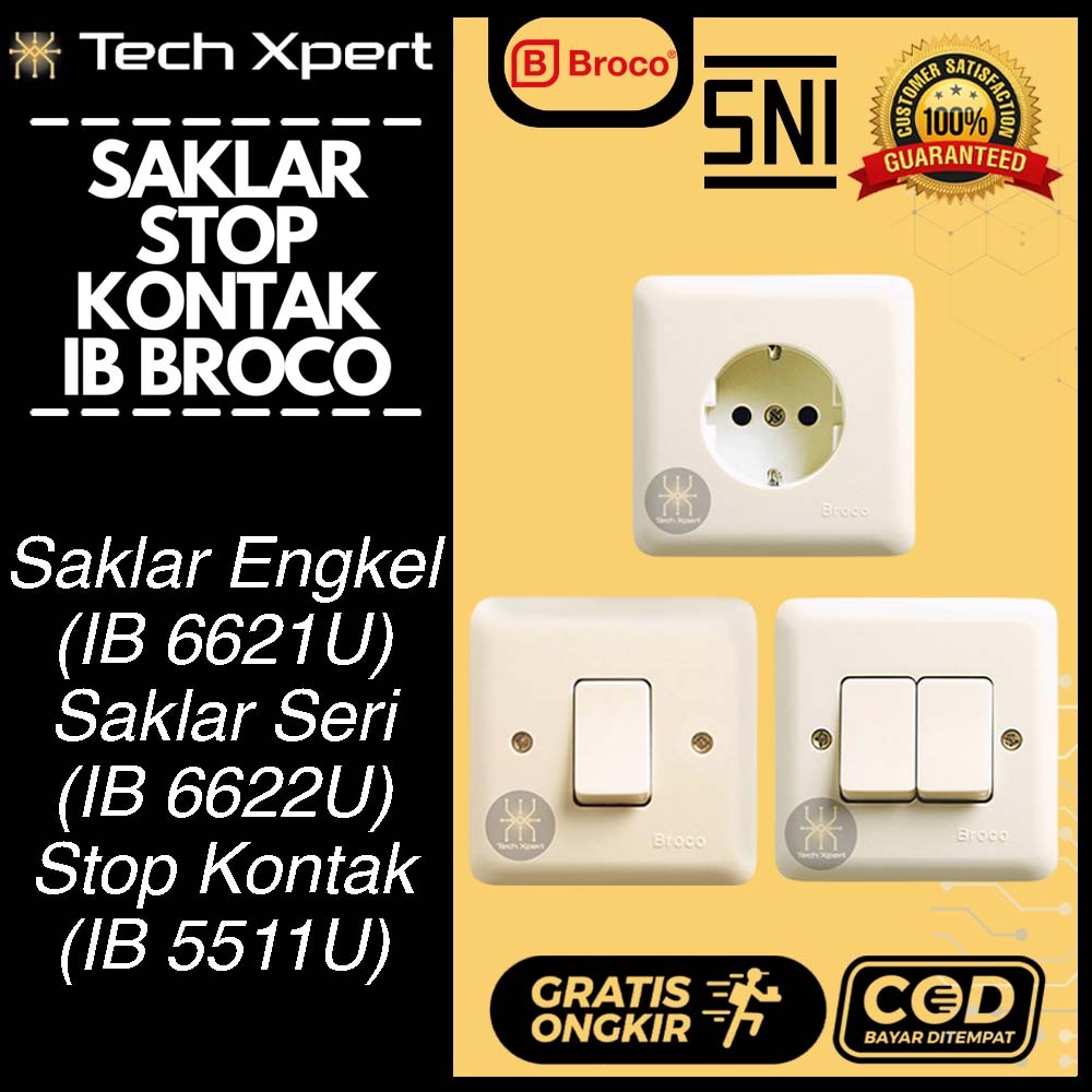 Jual IB STOP KONTAK ARDE SAKLAR NEW GEE UREA BROCO 5511U / 6622U ...