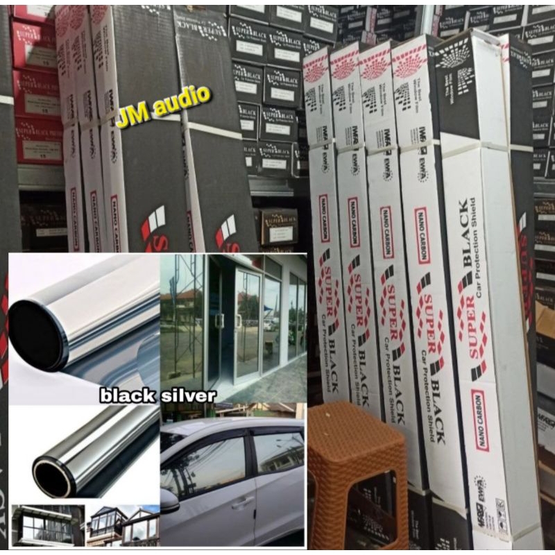 Jual Kaca Film Super Black KTT/Sparta (SILVER) MOBIL/GEDUNG.(The Bast Wndow Film) | Shopee Indonesia