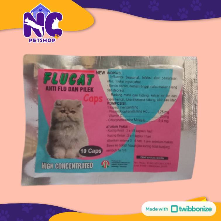 Jual FLU CAT 10 CAPSULE - Obat flu batuk pilek mengatasi infeksi ...