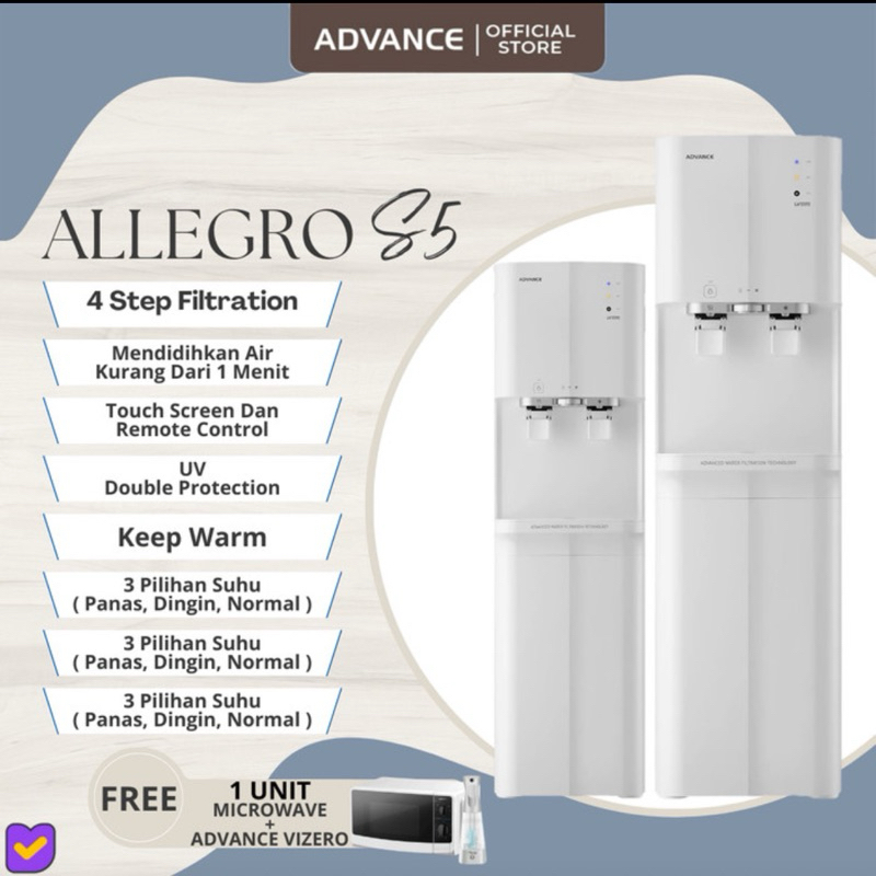 Jual Dispenser tanpa galon alegro s 5 advance | Shopee Indonesia