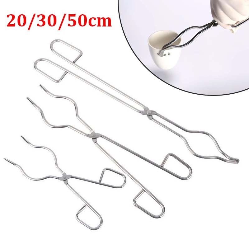 Jual 20/30/50cm Tang Krusibel Stainless Crucible Tongs Alat Penjepit ...