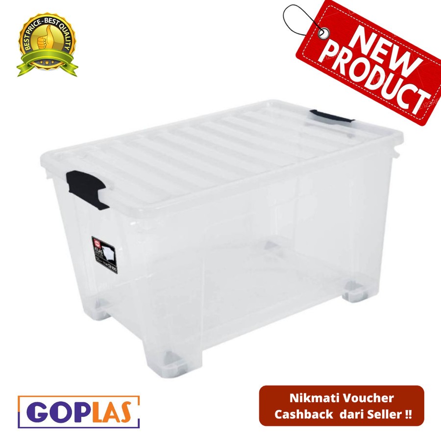 Jual Box Container Transparan Shinpo 47 liter - 100 Liter | Shopee ...