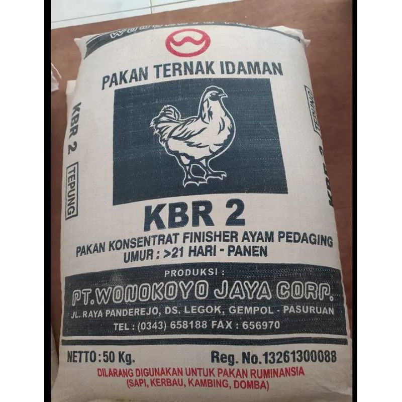 Jual Kbr 2 Wonokoyo Konsentrat Ayam Pedaging Finisher 20Kg | Shopee ...