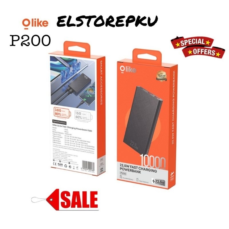 Jual Olike Power Bank 10000mAh Fast Charging 22.5Watt PB Powerbank RPB3 ...