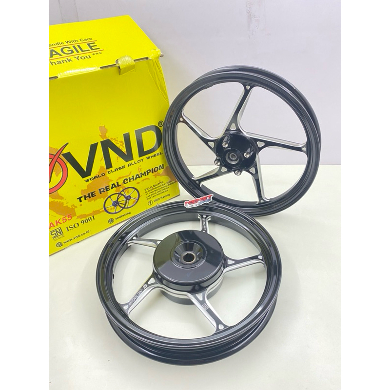 Jual Velg VND AK 55 Vario 125 150 Pcx 150 CBU Palang 5 Black | Shopee Indonesia