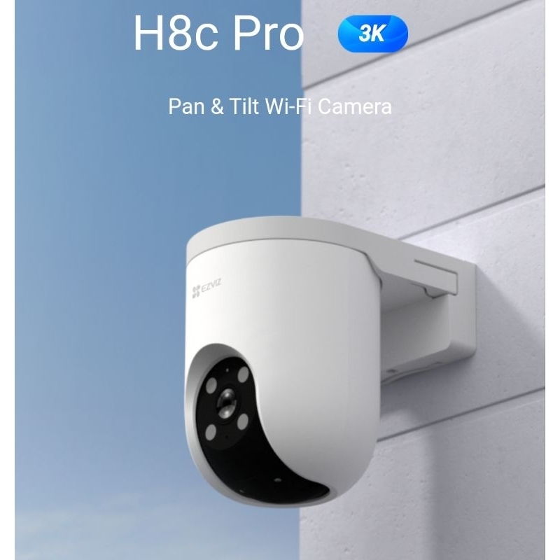Jual Kamera｜CCTV Ezviz H8C Pro 3K 5MP Outdoor WiFi LAN AI Human Detection Pan & Tilt Color Night ...