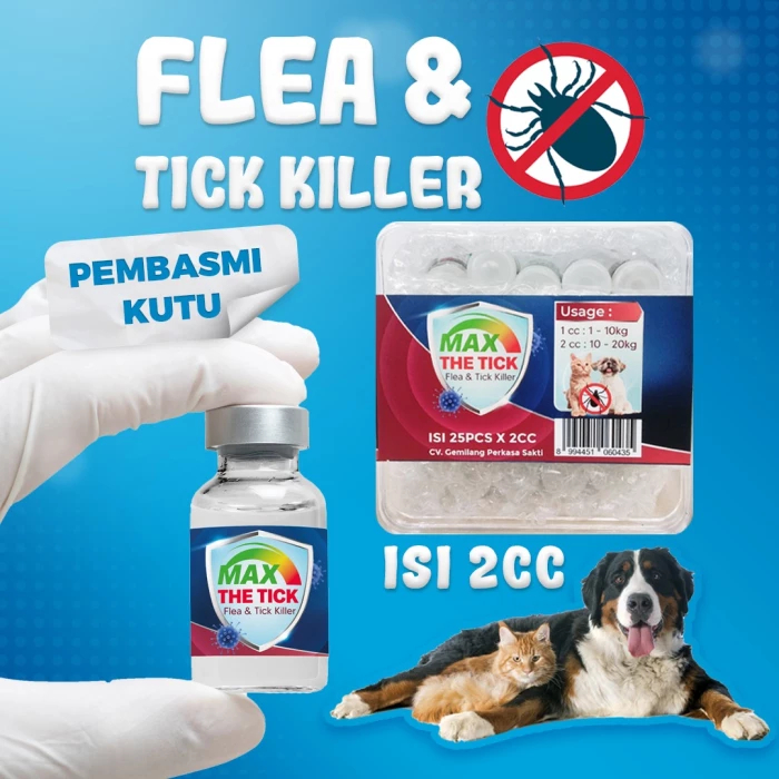 Jual Max The Tick 2 cc | Obat Anti Kutu The Tick Kucing Anjing | Shopee ...