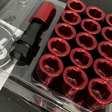 Jual Baut Roda Mobil besi merah Maxguard Topfit brio jazz agya alya ...