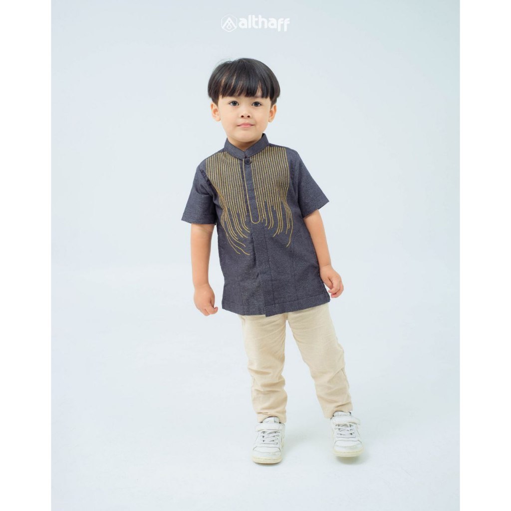 Jual Althaff Koko Anak Bordir Aizar Series | Shopee Indonesia
