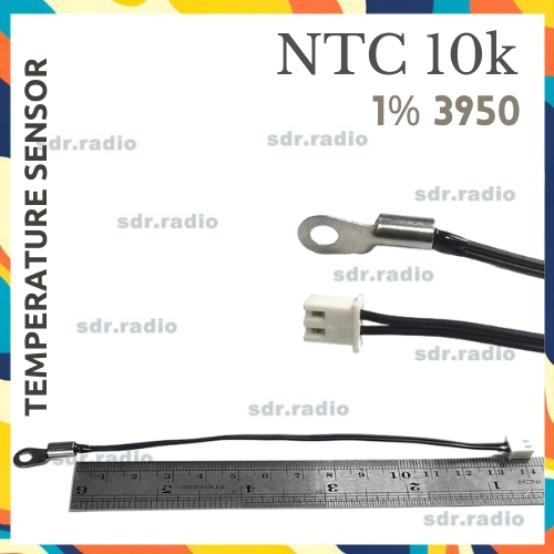 Jual NTC 10k 1% 3950 Fixed Mounting Hole Thermistor Temperature Sensor untuk inverter | Shopee ...