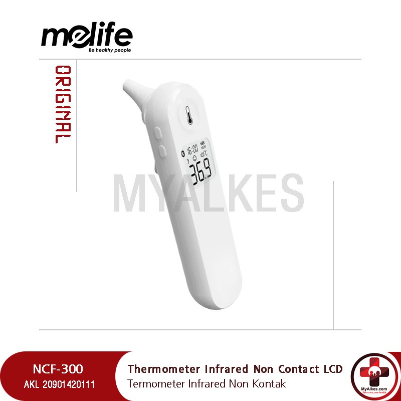 Jual Melife Termometer Digital Infrared Non Kontak NCF-300 | Shopee ...