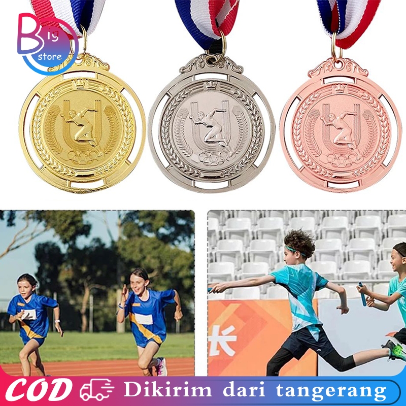 Jual Isi 3pcs Mendali Set Medali Running Medali Emas Perak Perunggu ...