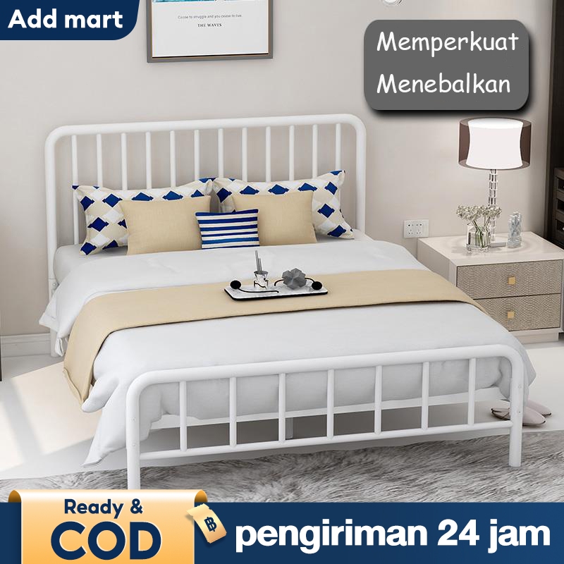 Jual ADD Dipan Tempat Tidur Sandaran Ranjang Besi In a Box 100% ori ...