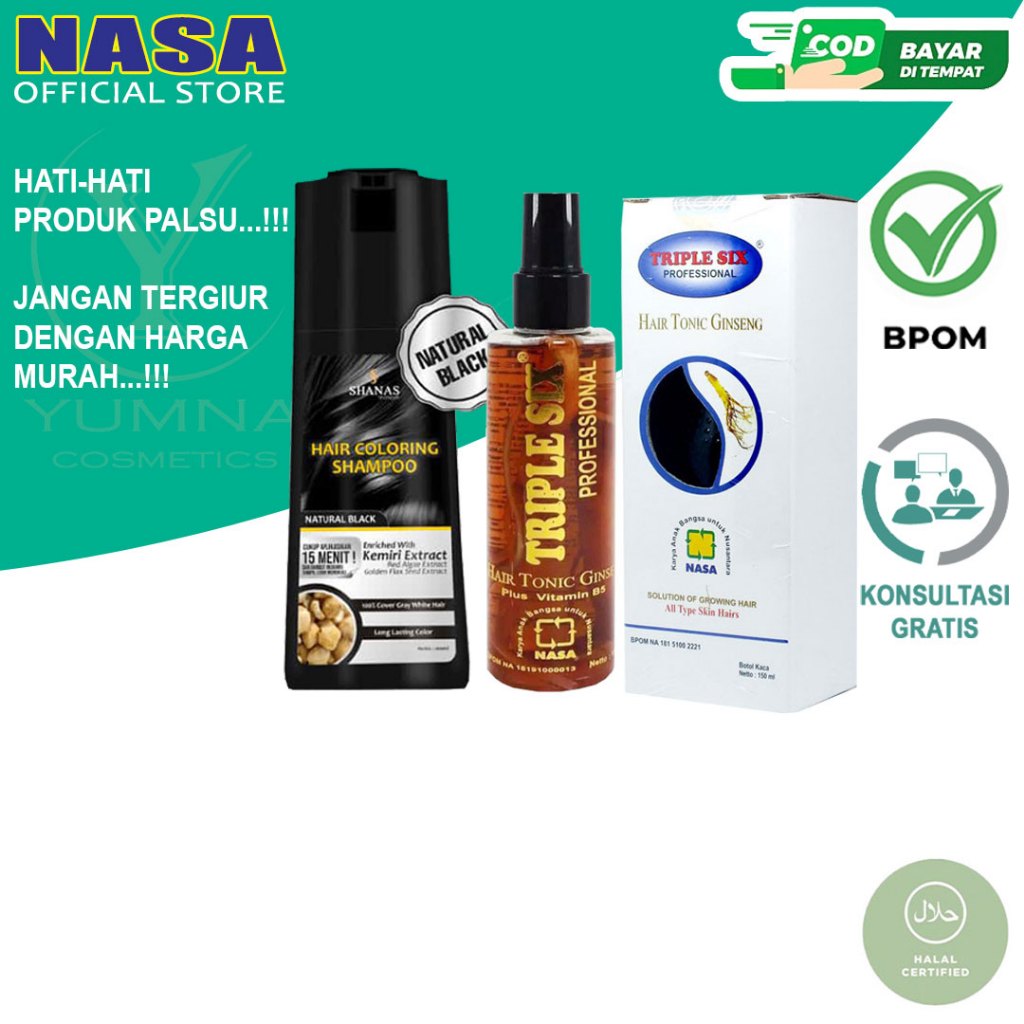 Jual Paket Combo Perawatan Rambut Anti uban | Shopee Indonesia