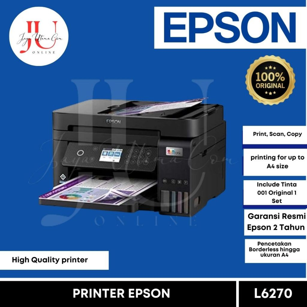 Jual Printer Epson L6270 A4 Ink Tank Multifungsi ADF Duplex Wifi with ...