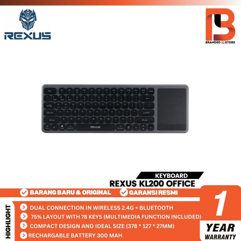 Jual REXUS KL200 OFFICE Keyboard | Shopee Indonesia