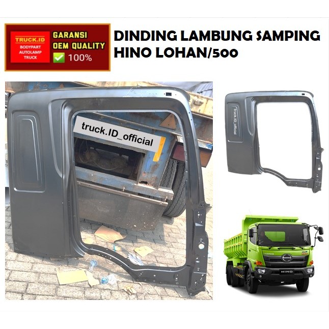 Jual FRAME SAMPING DINDING LAMBUNG SAMPING HINO LOHAN/500 *KOMPLIT ...