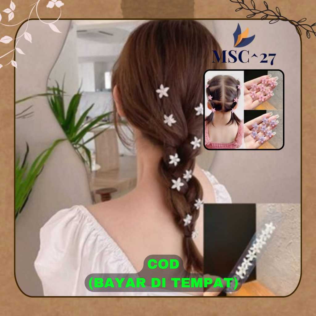 Jual Jepit Rambut Bunga Mini Isi 10pcs Jepitan Rambut Kecil Cantik Gaya ...