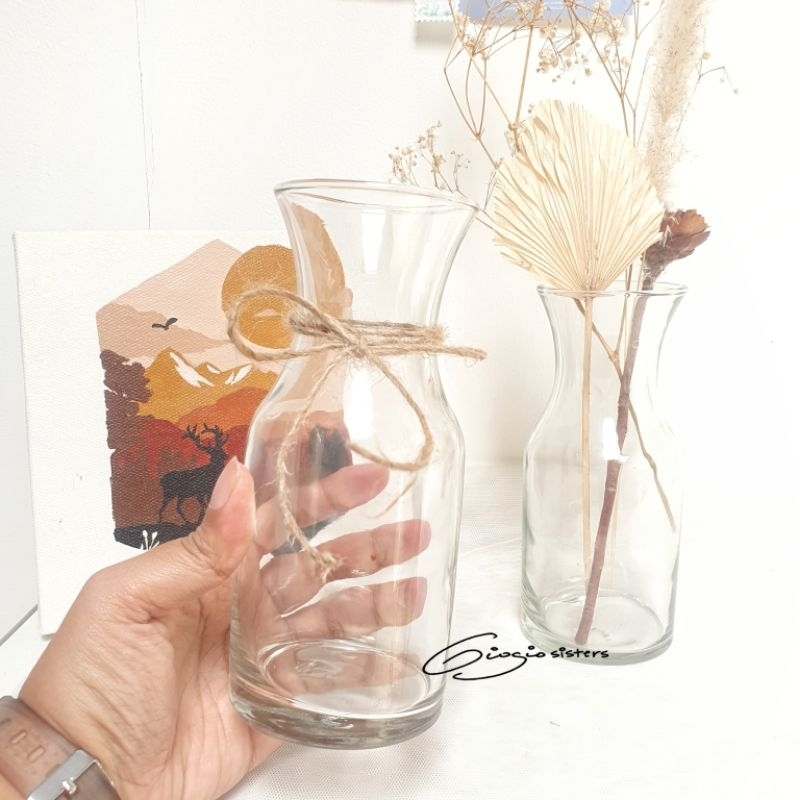 Jual LUCAS Vas Bunga Kaca | Vase glass | Gelas Kaca | Pot Bunga Kaca ...