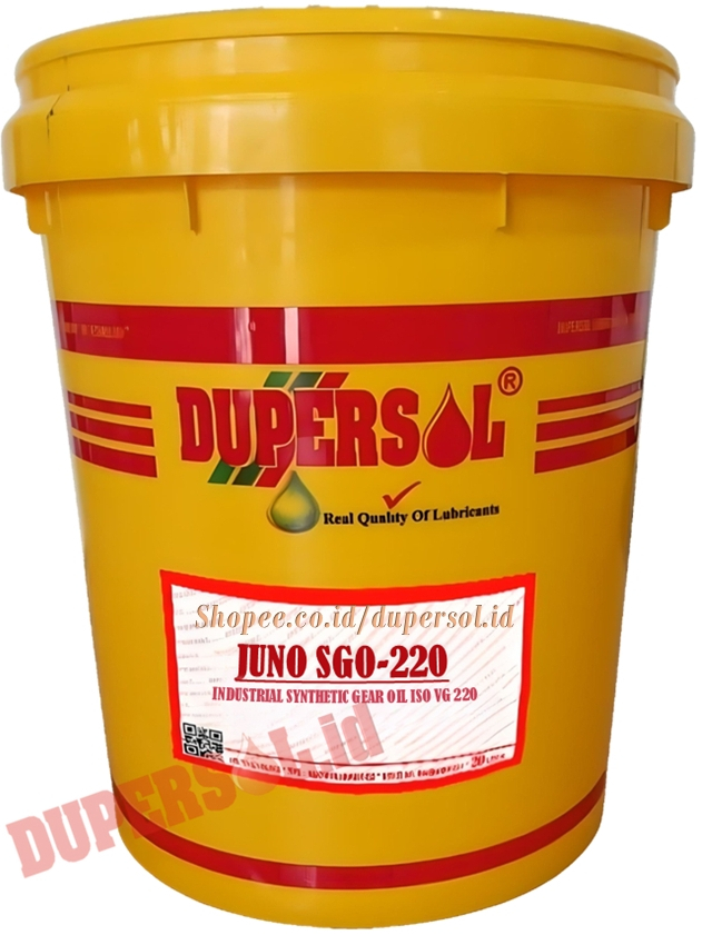 Jual DUPERSOL JUNO SGO 220 / Oli Gear Sintetis ISO VG 220 / Oli Gearbox ...