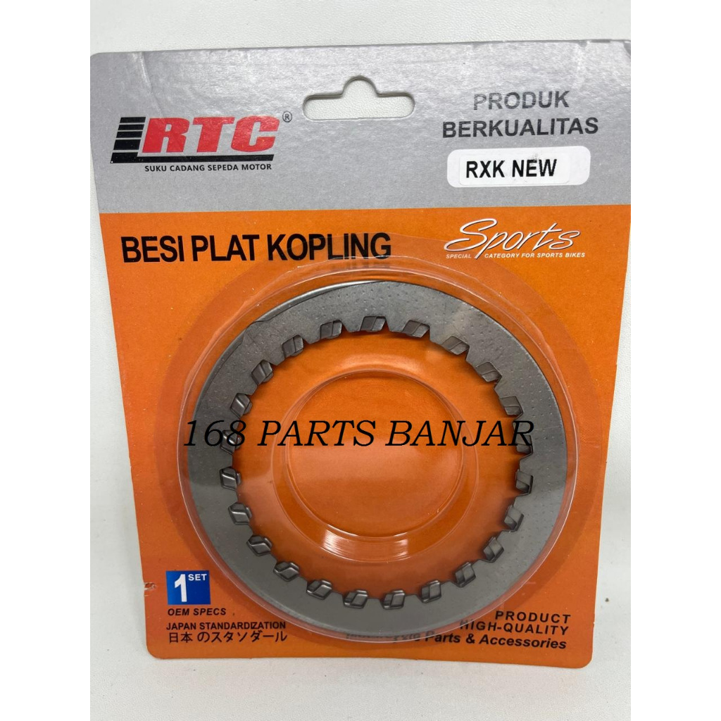 Jual Rtc Besi Plat Kampas Kopling Kain Kopling Plat Kopling Yamaha Rx King New (5piece / 1 set ...