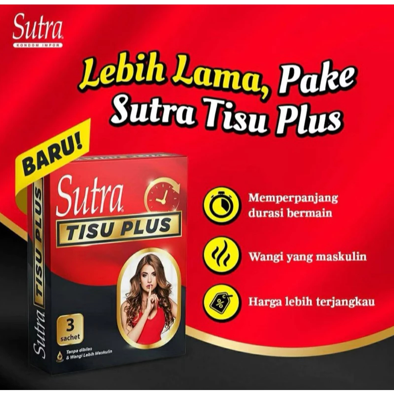 Jual Sutra Tisu Plus isi 3s Tissu Plus Tissue Plus Sutra isi 3s ...