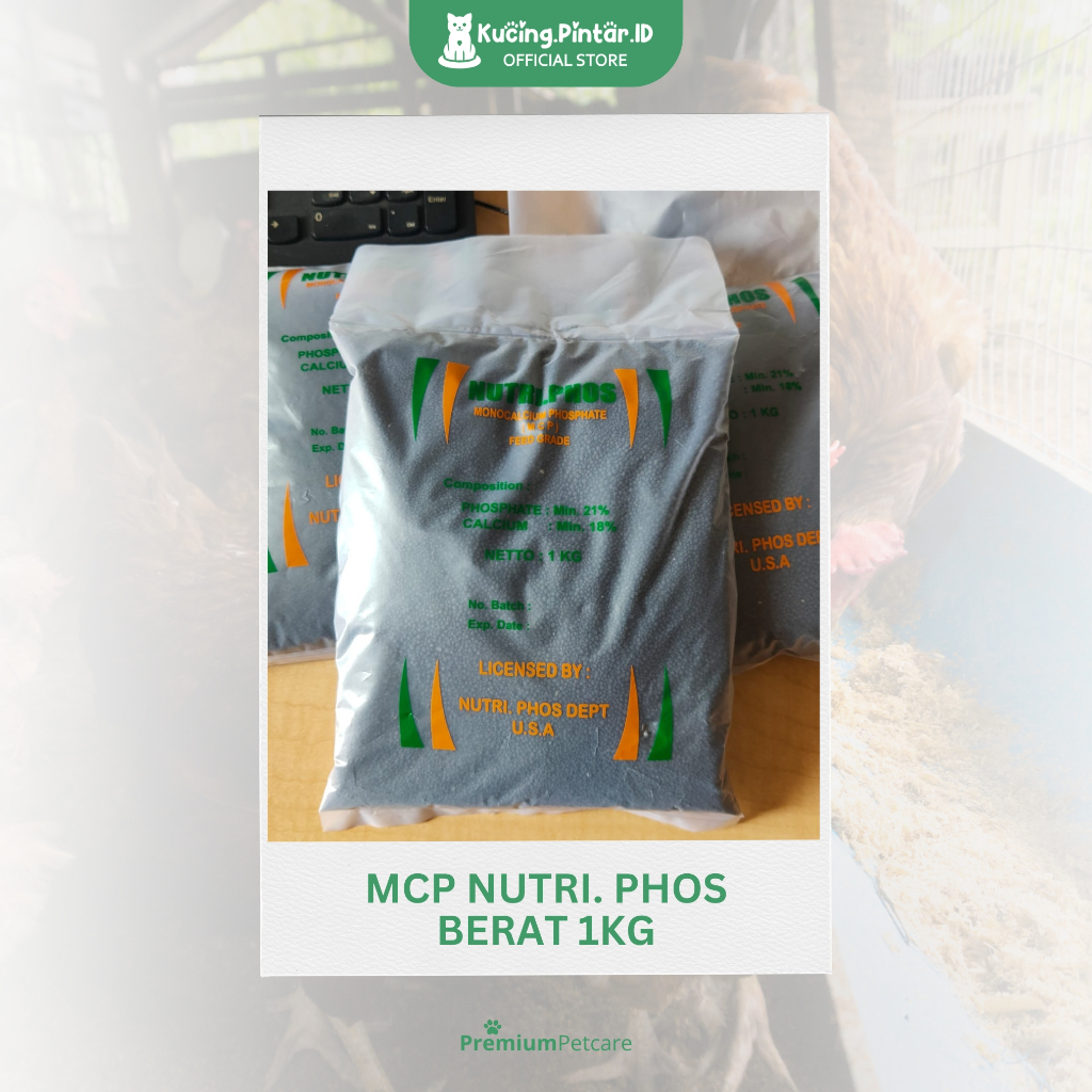 Jual MCP NUTRIPHOS 1 kg Campuran pakan Ternak AYAM PETELUR | Pengeras Telur, Pemereah Telur Ayam ...