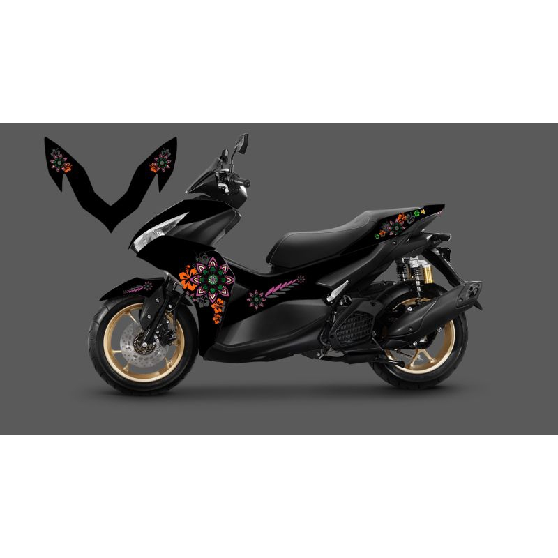 Jual Stiker Transparan Uv Aerox Old 155 / Striping Aerox Old 155 Motif ...