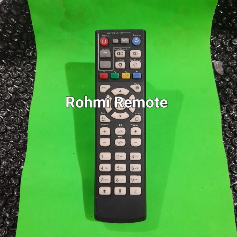 Jual REMOTE REMOT RECEIVER SET TOP BOX OXYGEN FIBERHOM ORIGINAL ASLI ...
