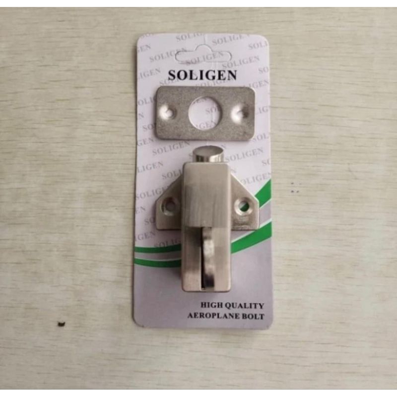 Jual SOLIGEN 907 Spring Knife Grendel Kodok Kotak Silver SOLIGEN 907 ...