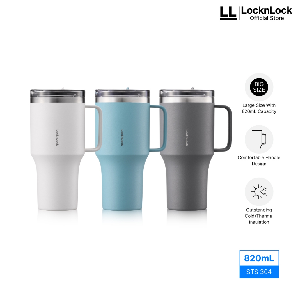 Jual LocknLock Metro King Tumbler 820ml - LHC4326 | Shopee Indonesia