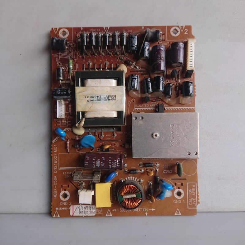Jual POWER SUPPLY TV LED POLYTRON 22 INCH PLD-22D900 PSU REGULATOR ...