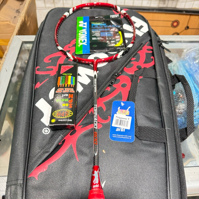 Jual RAKET BADMINTON FLYPOWER TORNADO 800 ORIGINAL | Shopee Indonesia