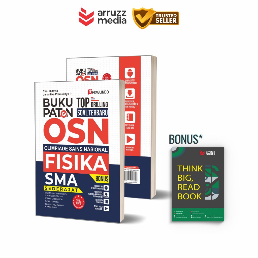 Jual Buku Paten Top Drilling Soal Terbaru OSN Fisika SMA Sederajat | Shopee Indonesia