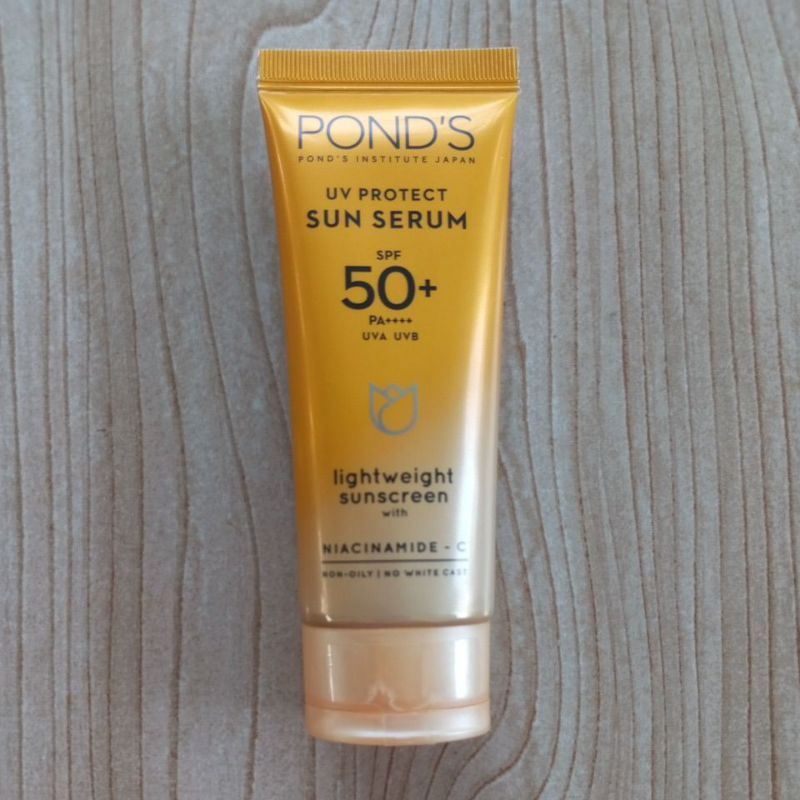 Jual Ponds Pond's UV Protect Sun Serum SPF 50+ PA++++ UVA UVB ...