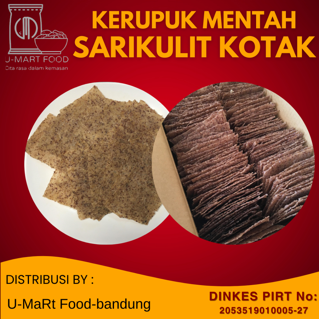 Jual KERUPUK MENTAH/ KERUPUK PULI BERAS MERAH RAJAWALI ORIGINAL KHAS ...