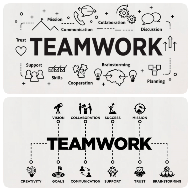 Jual Stiker Dinding Kantor Bagan Team Work Besar Cutting Sticker bisa ...