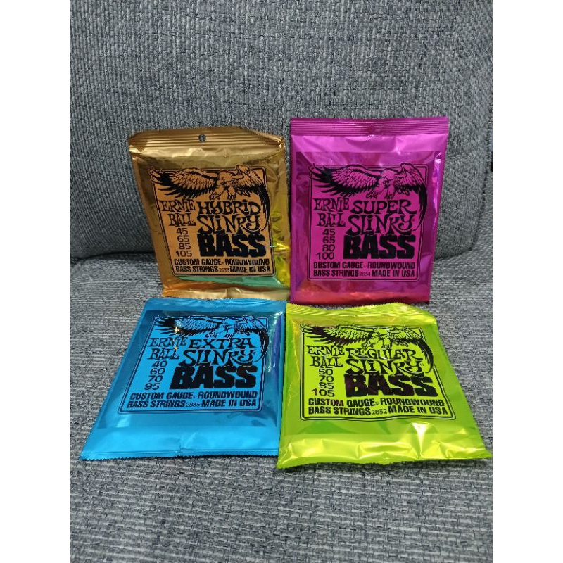 Jual Senar Bass Ernieball 4 String Bass Ernie Ball Super Slinky Bass ...
