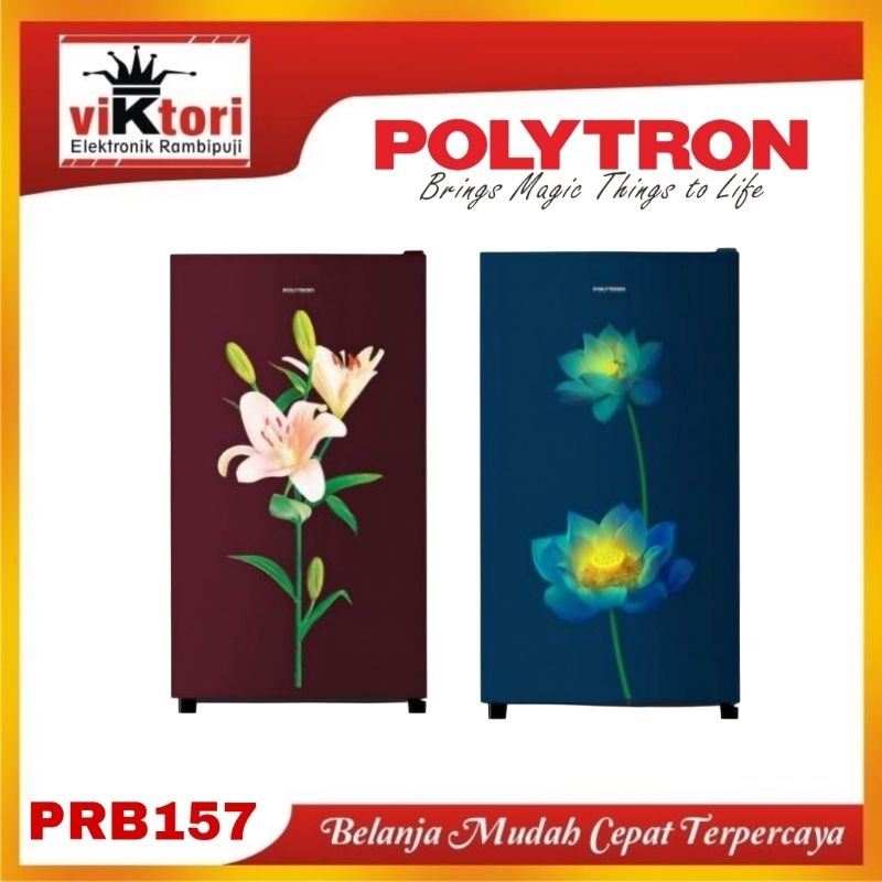 Jual POLYTRON Kulkas 1 Pintu Metallic 150 Liter PRB157 PRB159 / KULKAS ...