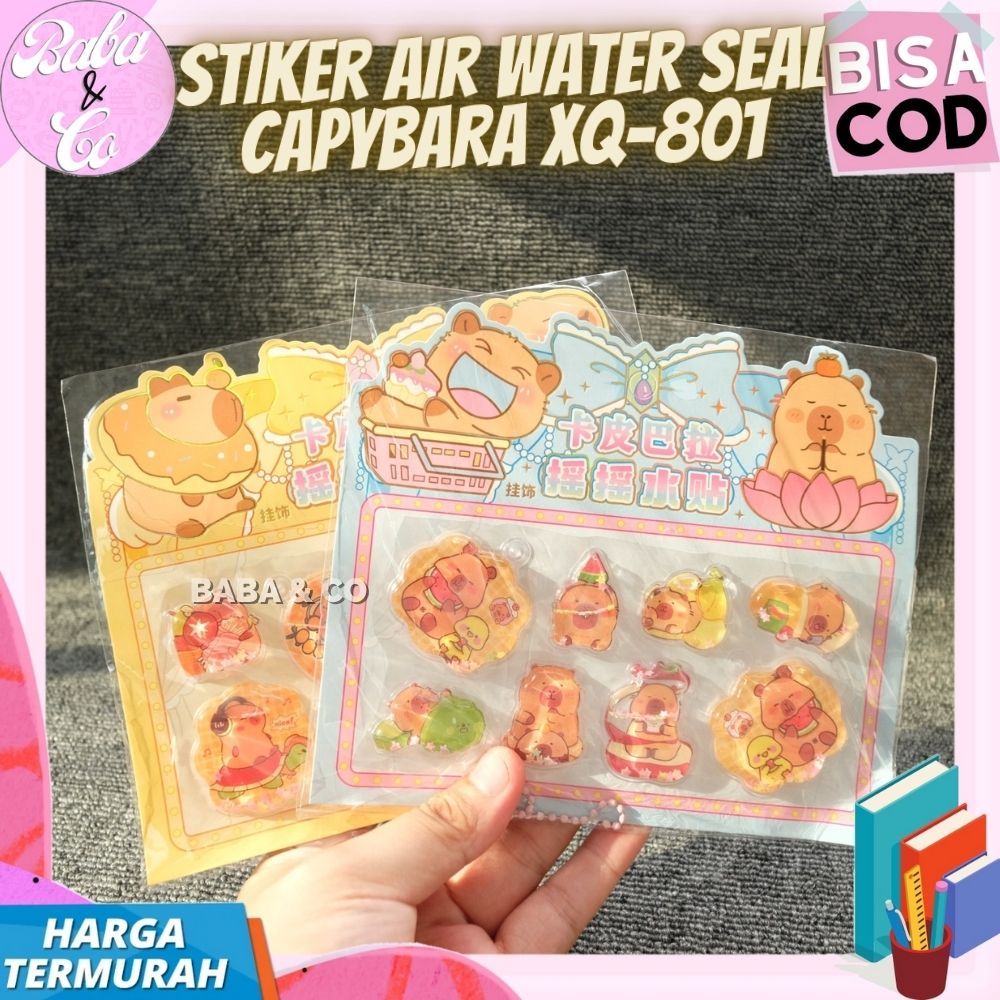 Jual STIKER 3D AIR WATER SEAL CAPYBARA XQ-801 STICKER CAPYBARA AIR ...