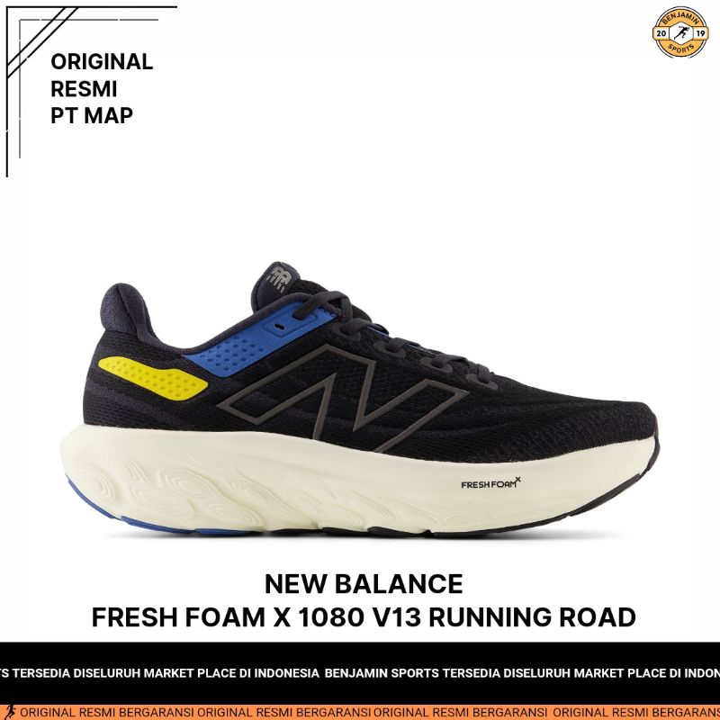 Jual SEPATU LARI PRIA NEW BALANCE FRESH FOAM X 1080 V13 ORIGINAL PT MAP ...