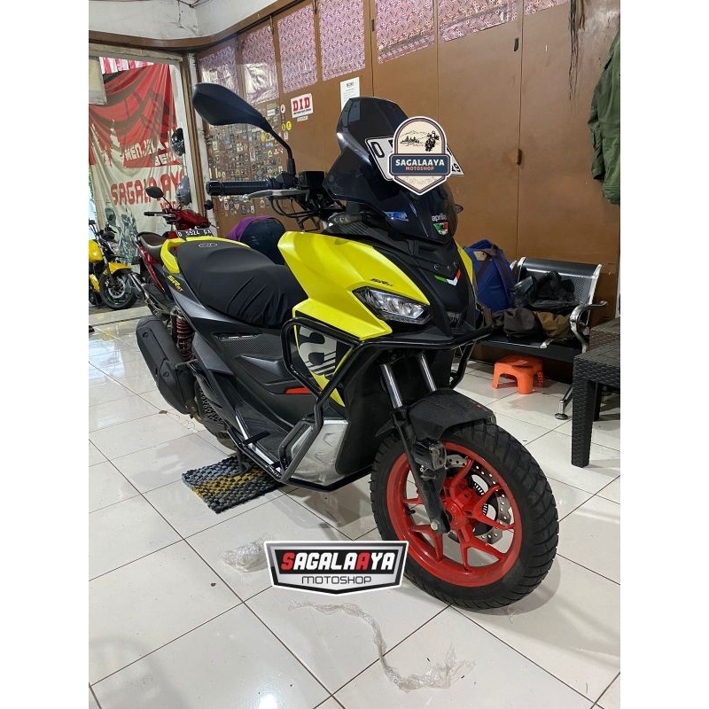Jual Crashbar Motor Aprillia SR GT 200 Crash bar pelindung body motor ...